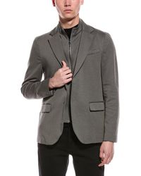 Ted Baker Rook Jersey 2-In-Blazer in Black for Men | Lyst UK