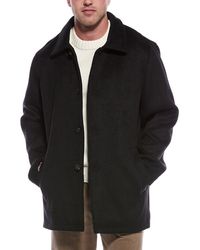 Robert Graham Wool-Blend Car Coat in Natural for Men | Lyst UK