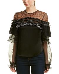 Women's Self-Portrait Tops - Lyst