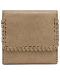 Hobo International Foray Small Leather Wallet in Grey | Lyst UK