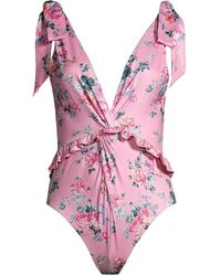 LoveShackFancy Monokinis and one-piece swimsuits for Women - Lyst.com