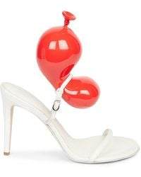 Loewe 3d Balloon Leather Sandals in Black/Black (Black) | Lyst