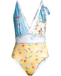 LoveShackFancy Monokinis and one-piece swimsuits for Women - Lyst.com