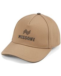 Missoni Embossed Logo Baseball Cap in Black for Men | Lyst
