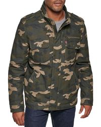 Levi's Military Field Jacket in Black for Men | Lyst