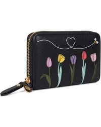 Woodland Leathers Small Rfid Zip Around Purse, Card Coin Wallet in ...