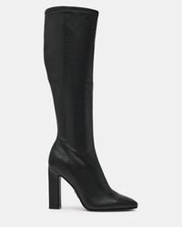 Steve Madden Nitro-c Knee-high Stiletto Dress Boots in Brown | Lyst UK