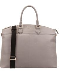 Paul Costelloe Benny Leather Weekend Bag in Pink | Lyst UK