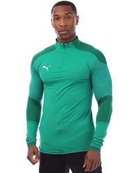 PUMA Stade Rennais Fc Training 1/4 Zip Top in Red for Men | Lyst UK