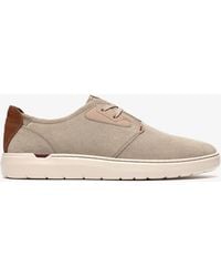Clarks Flexwell Tie Sand Suede Shoes in Brown for Men | Lyst UK
