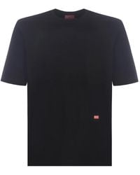 DIESEL Block Logos Ensign T-Shirt Cotton in Blue for Men | Lyst UK