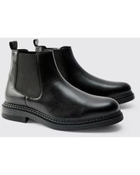 BoohooMAN Cowboy Boot in Brown for Men | Lyst UK
