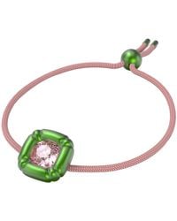 Swarovski Dulcis Crystal Cuff Bracelet in Green | Lyst UK