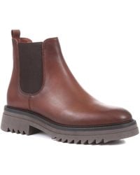 Jones Bootmaker Laure Leather Chelsea Boots in Brown | Lyst UK