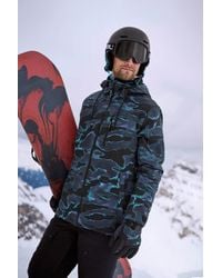 Mountain Warehouse 'Laxx' Logo Ski Jacket With Chin Guard Waterproof ...
