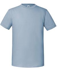 Fruit Of The Loom Iconic Premium Ringspun Cotton T-Shirt (Dark Plum) in ...