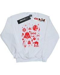 Star Wars Ladies Christmas Decorations Sweatshirt (Royal) in Blue | Lyst UK
