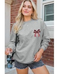 Everyday the Label Hearts Graphic Sweatshirt in Pink | Lyst UK
