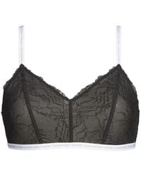 Calvin Klein Ck One Triangle Bra in White | Lyst UK