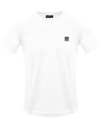 DIESEL Small Plaque Logo T-Shirt Cotton in Blue for Men | Lyst UK