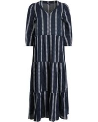 Brakeburn Sea Glitter Maxi Dress in Blue | Lyst UK