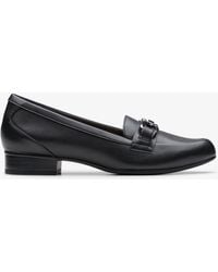 Clarks Juliet Mia Leather Shoes in Brown | Lyst UK