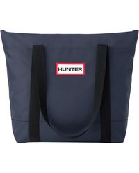 HUNTER Original Nylon Dark Tote Bag in Green | Lyst UK