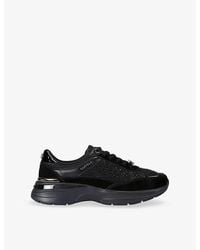 Carvela Kurt Geiger Lotus Nubuck Trainers in Purple | Lyst UK
