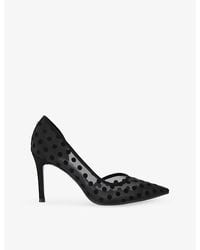 Carvela Kurt Geiger Positano Striped Woven Heels in Pink | Lyst UK