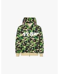 A Bathing Ape Bape X Spotify X Syna Camouflage-Print Cotton-Blend ...