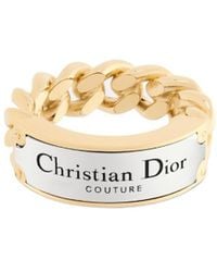 Dior Cd Icon Chain Link Ring in Metallic for Men | Lyst Dior Cd Icon Chain Link Ring in Metallic for Men | Lyst