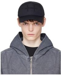 HELIOT EMIL Embroidered Baseball Cap in Black for Men | Lyst UK