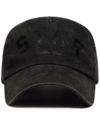 Golden Goose Burgundy Baseball Cap With Tone-On-Tone Embroidered Star ...