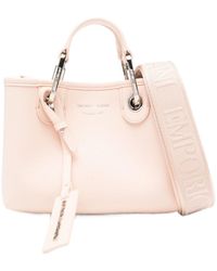 Emporio Armani Deer-Print Myea Mini Bag in Brown | Lyst UK