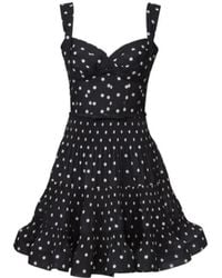 Zimmermann Pleated Draped Mini Dress in Black | Lyst