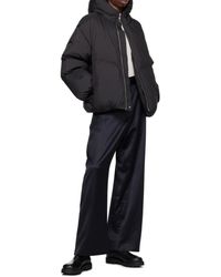 Amomento Hooded Down Puffer Jacket in Black | Lyst Amomento Hooded Down Puffer Jacket in Black | Lyst