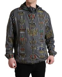 Dolce & Gabbana Crowns Jacket in Black for Men | Lyst Dolce & Gabbana Crowns Jacket in Black for Men | Lyst