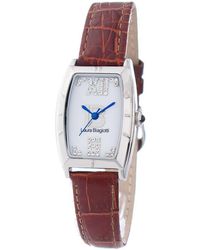 Laura Biagiotti Brown Leather Dress Watch | Lyst UK