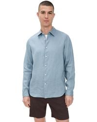 Theory Camicia "Irving" in White for Men | Lyst Canada
