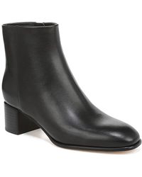 Vince Parvin Leather Short Boot in Black | Lyst