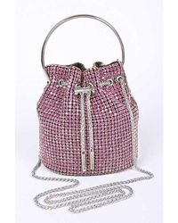Fashnzfab Oversize Rhinestone Iconic Bucket Bag | Lyst