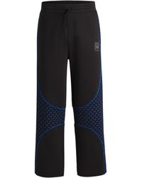 HUGO X Rb Tracksuit Bottoms With Piping Details in Blue for Men | Lyst