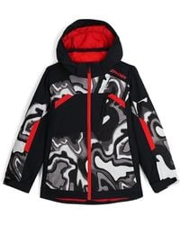 Spyder Powerglyde Jacket in Black for Men | Lyst