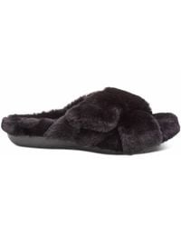 Aetrex Millie Slippers in Blue | Lyst