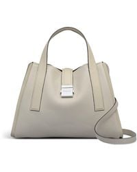 Radley Sloane Mews Ziptop Satchel Bag in Black | Lyst