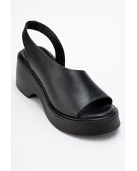 Forever & Always Shoes Frade Leather Sandal | Lyst