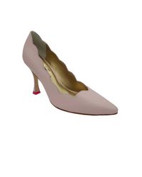 Claire Flowers Mallory Pump in Metallic | Lyst