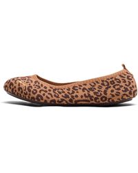 PUMA Ilana Leopard Ballet Shoes in Gray | Lyst