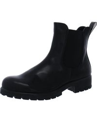 Ecco Modtray Leather Lugged Sole Chelsea Boots in Brown | Lyst