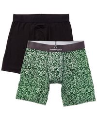 Tommy John 2Pk Second Skin 6 Boxer Brief in Blue for Men | Lyst